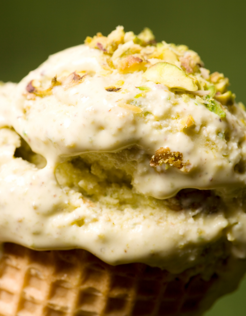 Pistachio Ice Cream or is it Gelato? - Heart Of The Desert